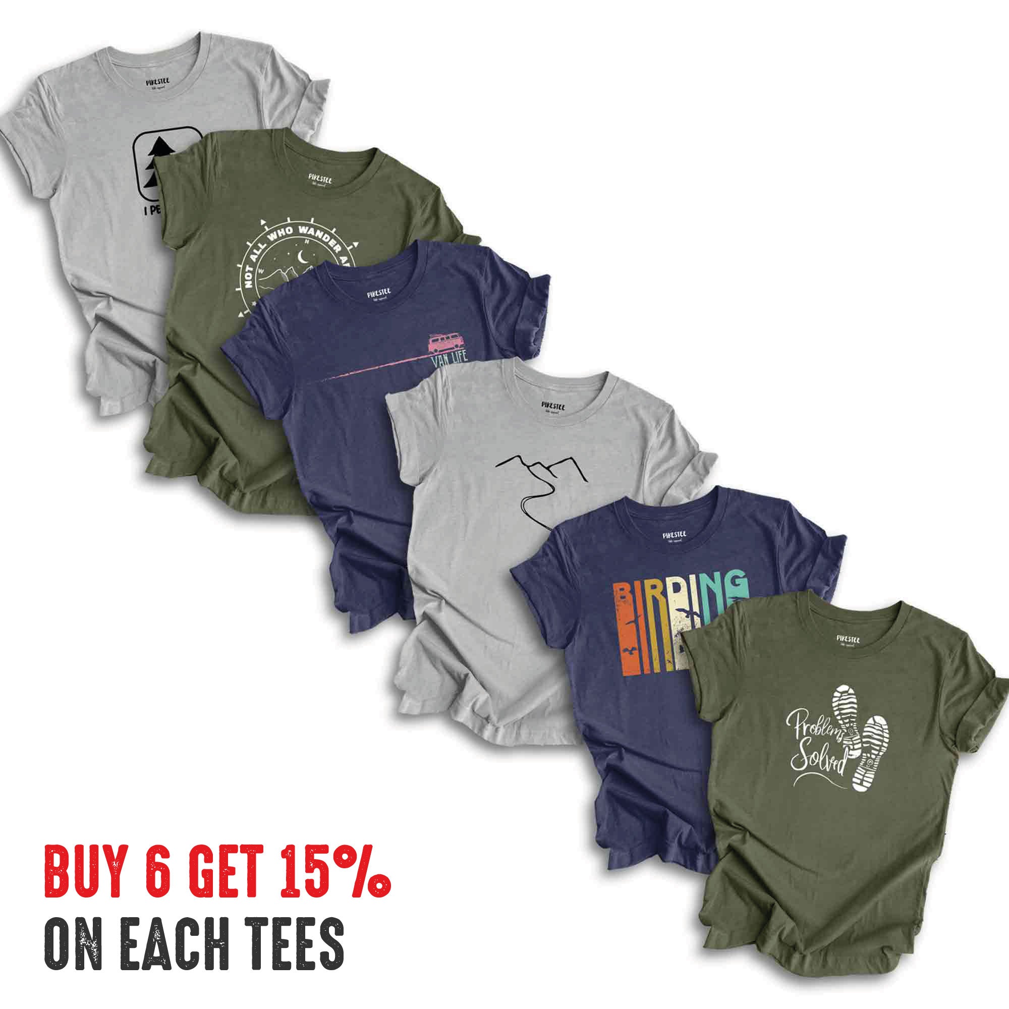 Bundle 6 Tees – Pikestee