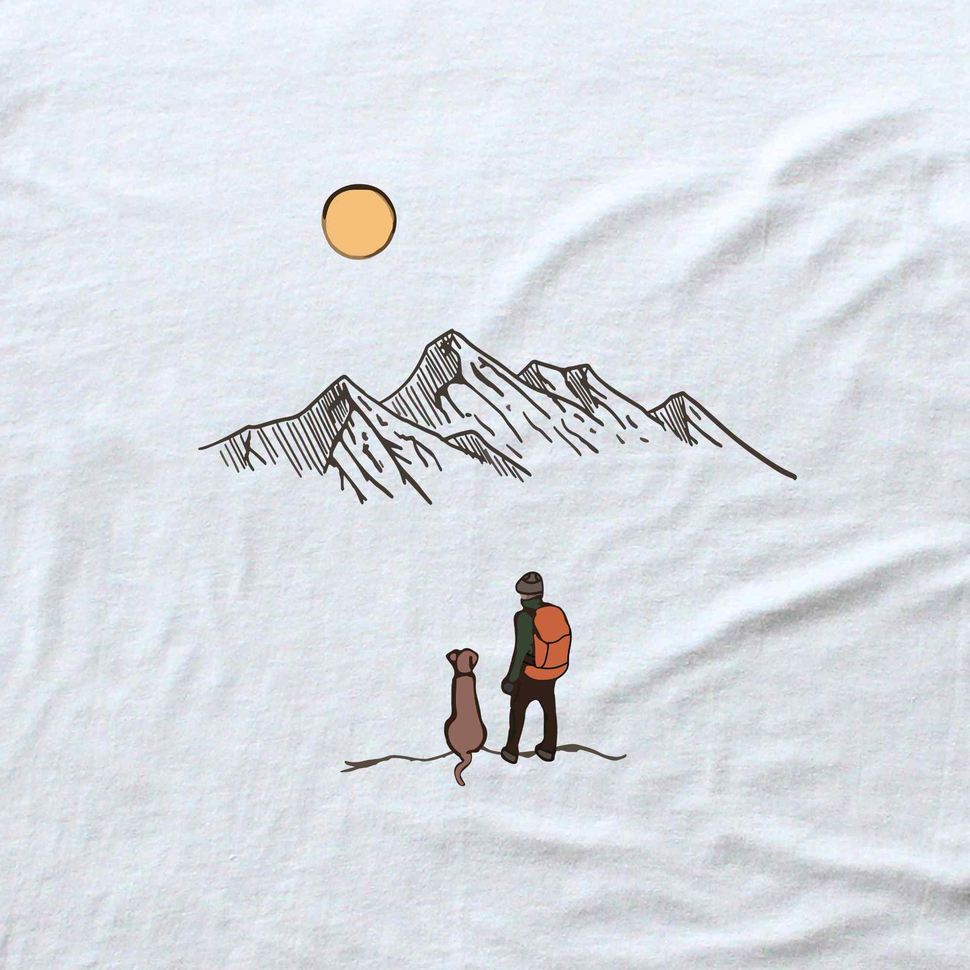Hike With The Dog (Man) T-shirt – Pikestee